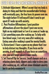 Six Things You Can Do to Reduce Morning Anxiety