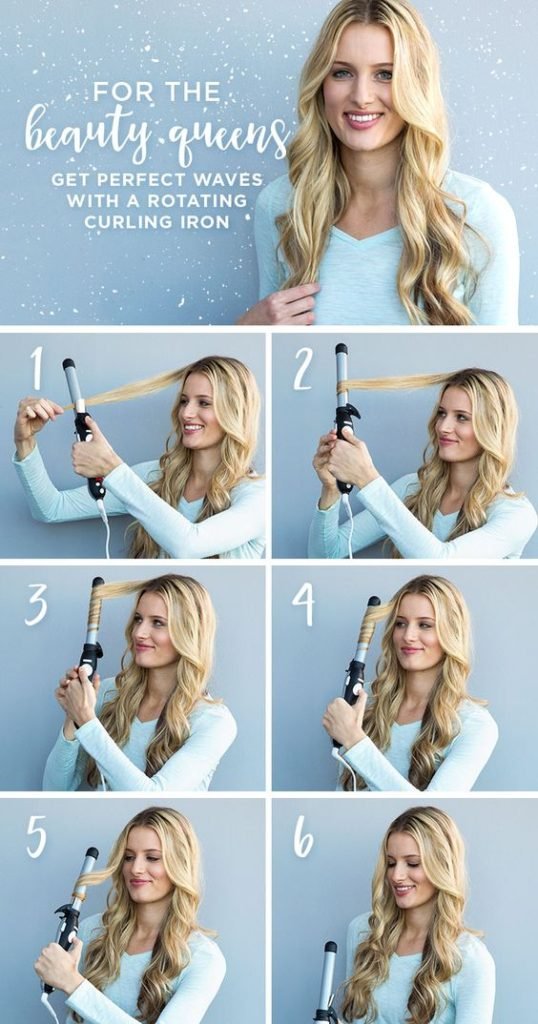 How to Curl Naturally Curly Hair With a Curling Iron - Women Fitness ...