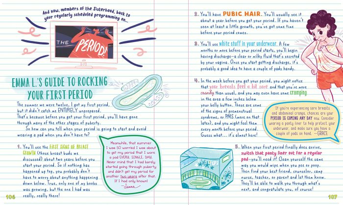 Helping Your Daughter for Her First Period