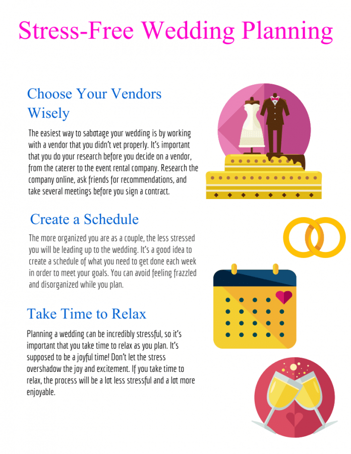 How To Deal With Wedding Planning Stress